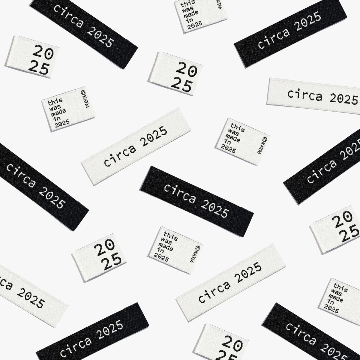Circa 2025 Labels – Needle Crafts + Studio