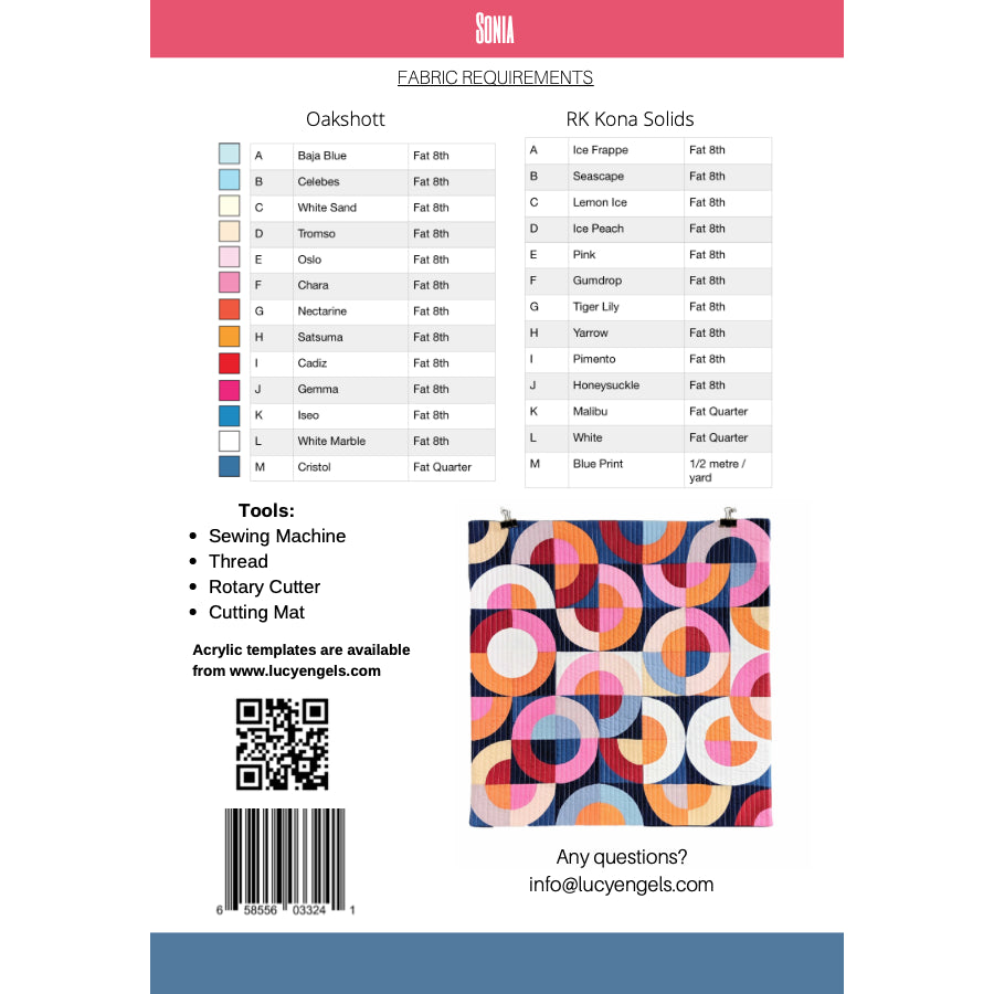 Sonia Wallhanging Mini Pattern – Needle Crafts + Studio